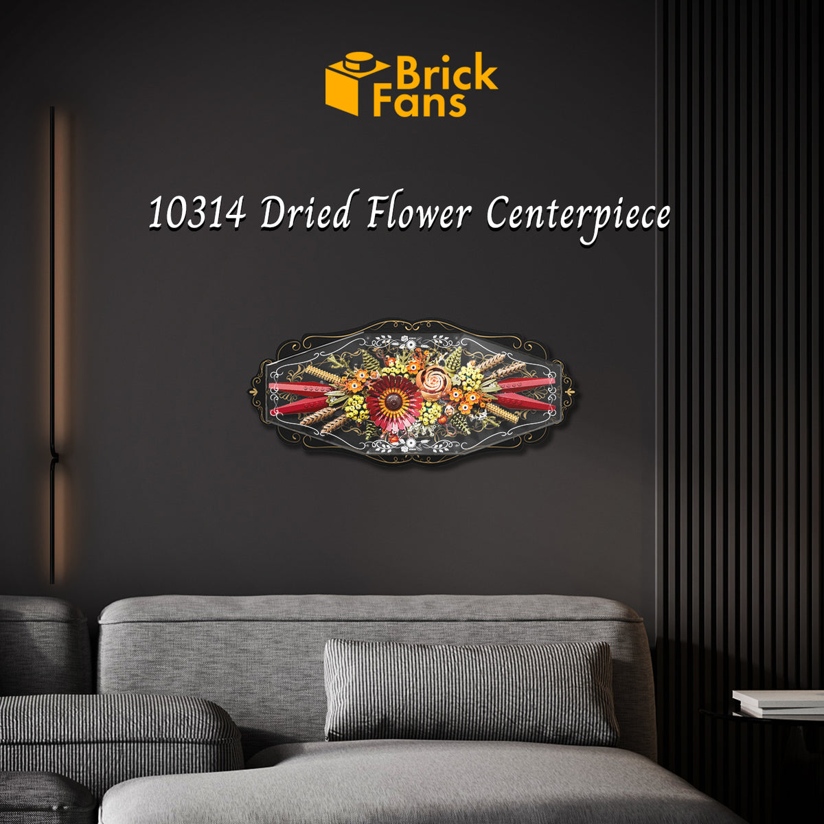 Lego 10314 Dried Flower Centerpiece Display Case | BrickFans
