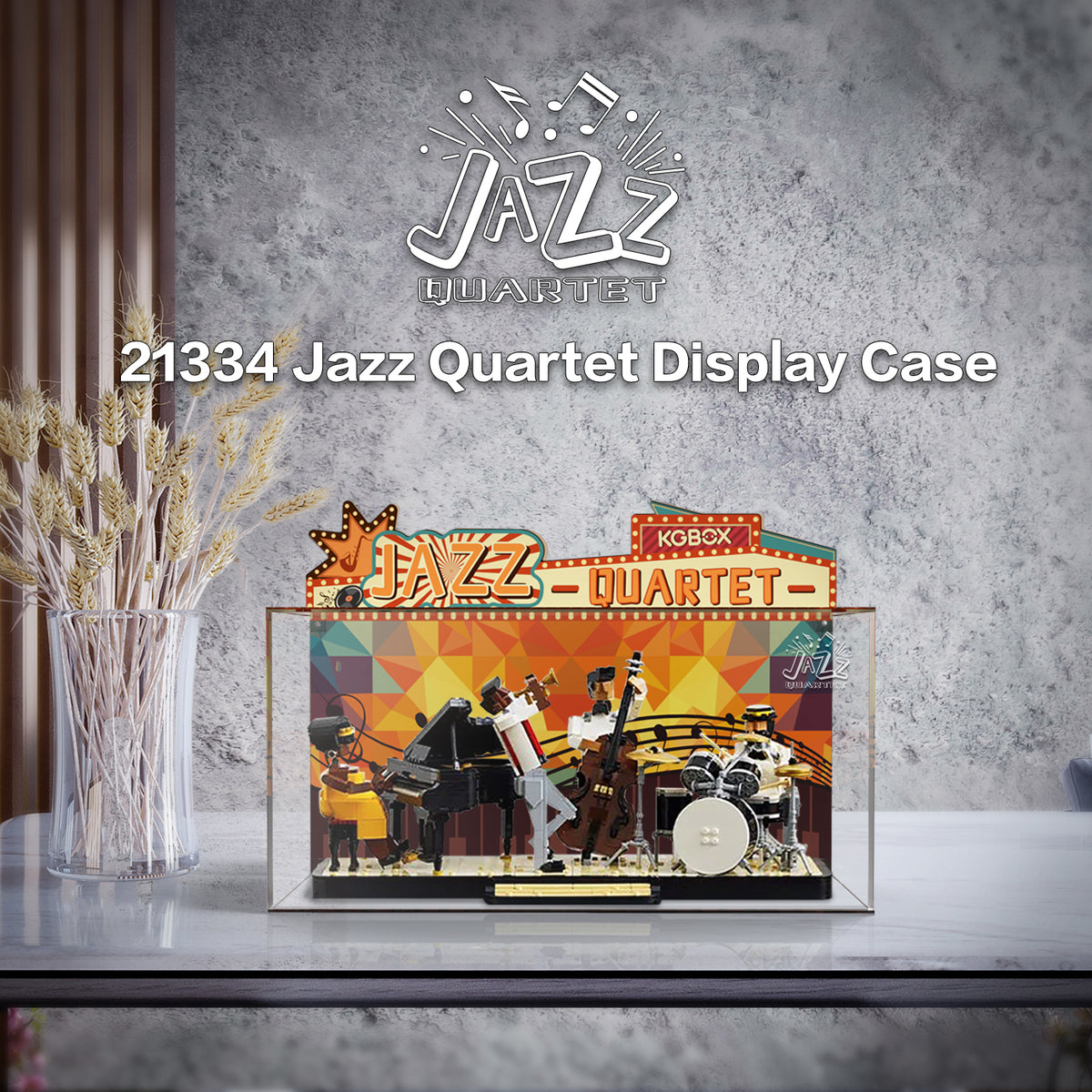 Lego 21334 Jazz Quartet Display Case | BrickFans