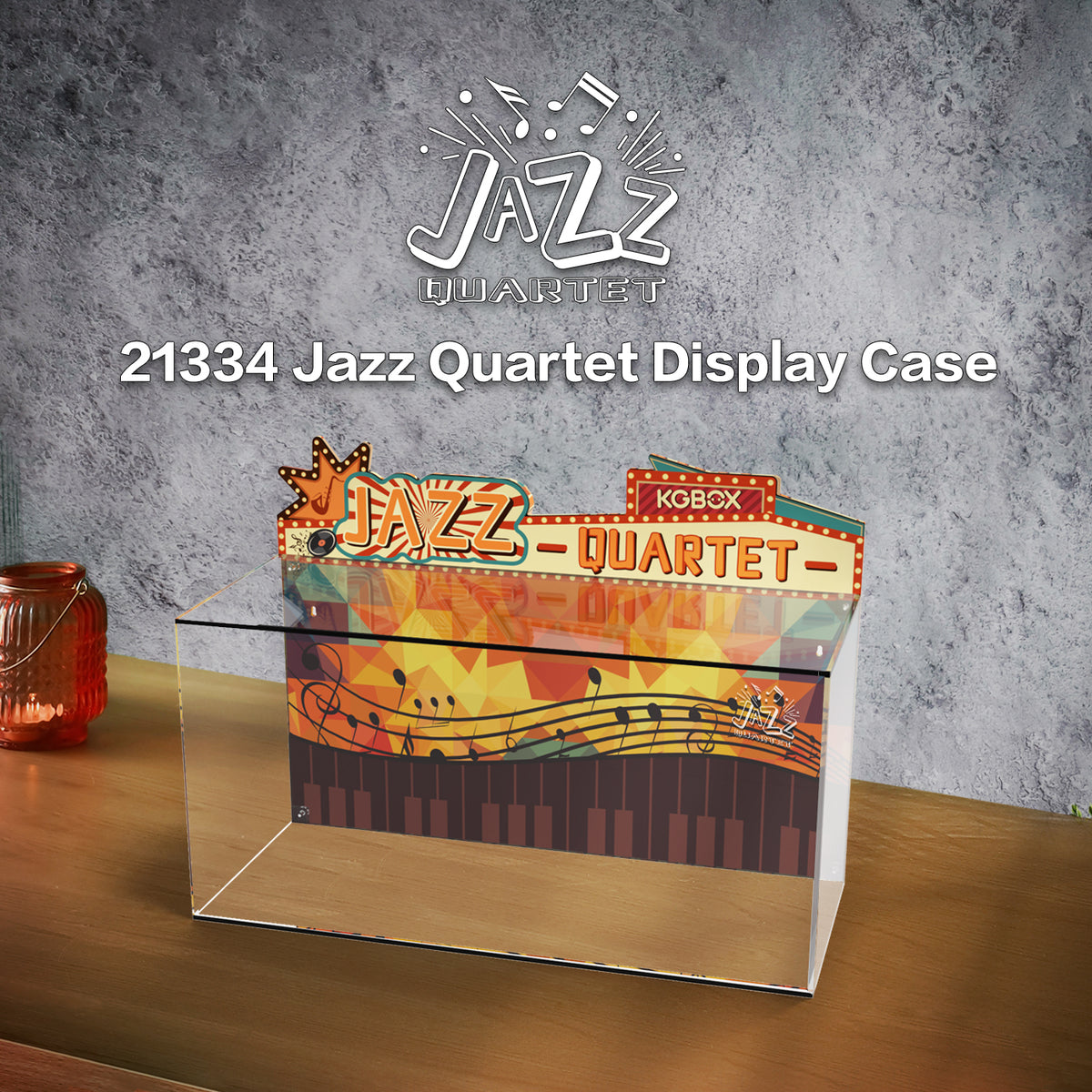 Lego 21334 Jazz Quartet Display Case | BrickFans