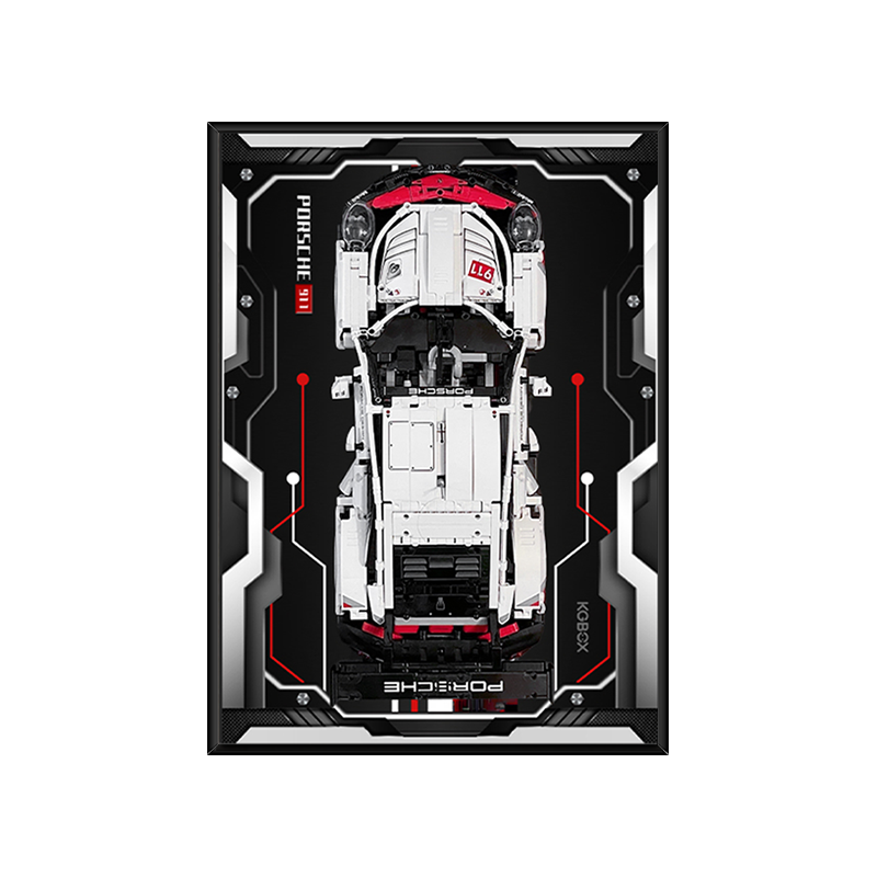 Lego 42096 Porsche 911 RSR Display Wallboard | BrickFans
