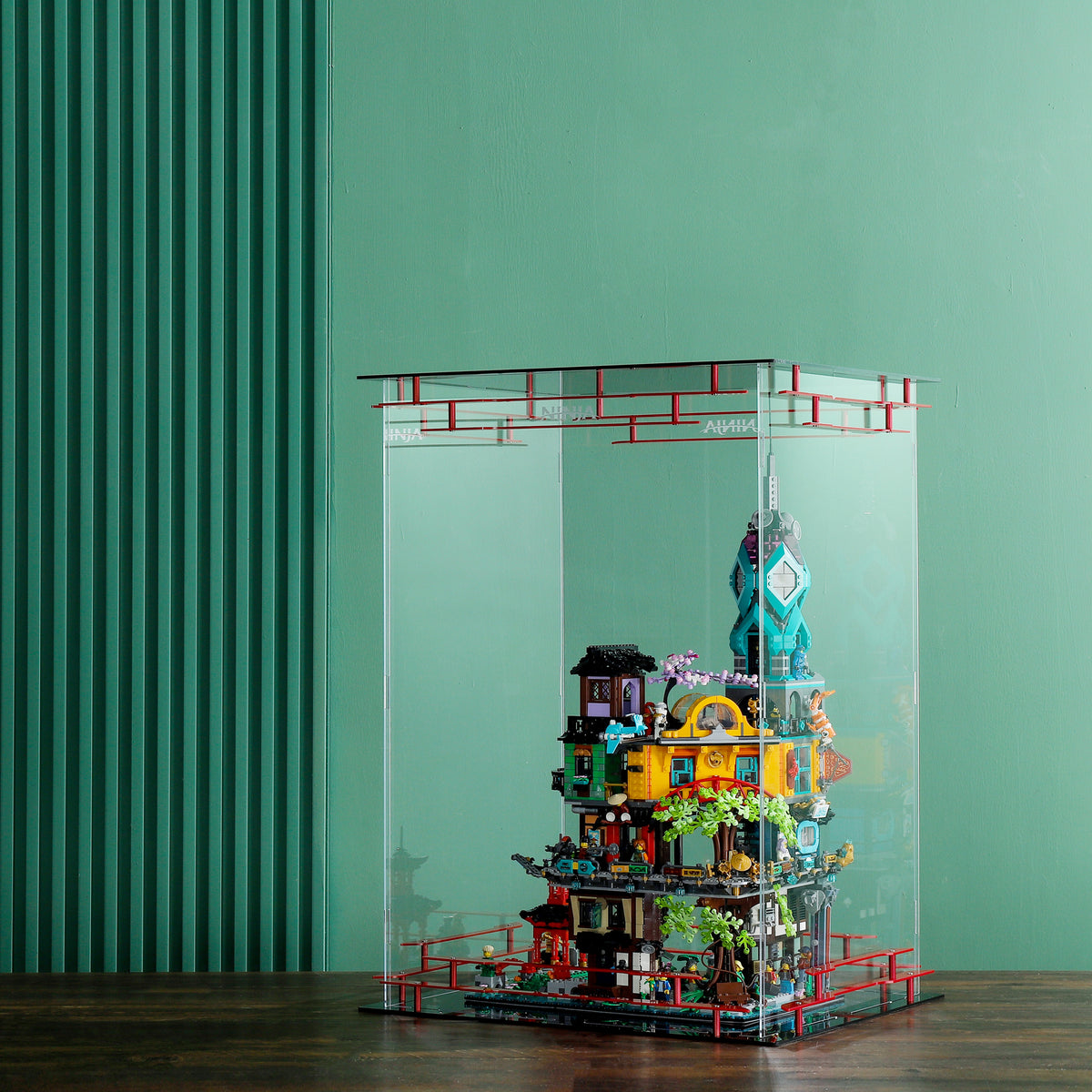 Lego 71741 Ninjago City Gardens Display Case | BrickFans