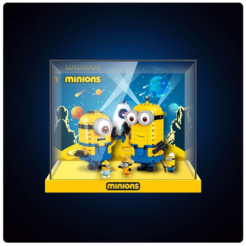 Lego 75551 Brick-built Minions and their Lair Display Case | BrickFans