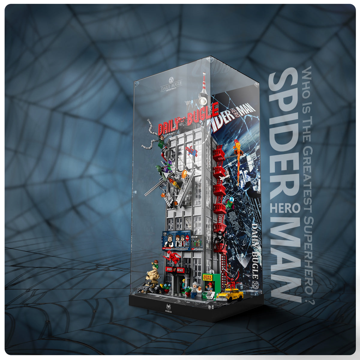 Lego 76178 Daily Bugle Display Case | BrickFans