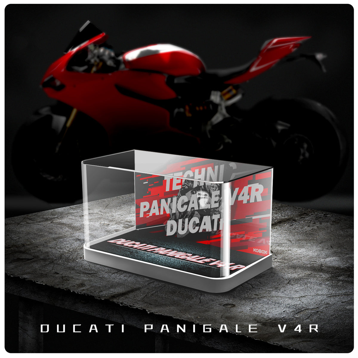 Lego Ducati Panigale V4 R 42107 Display Case | BrickFans