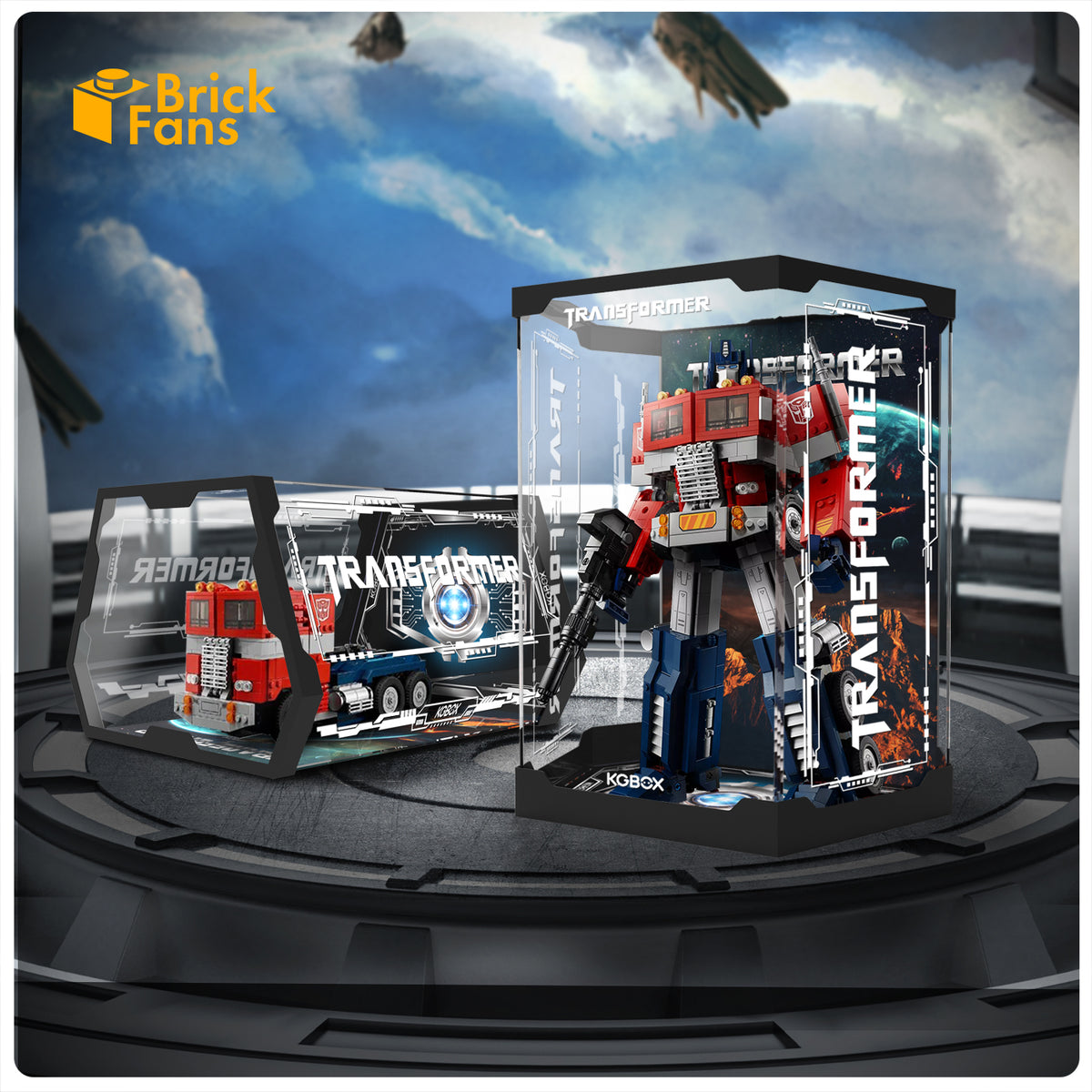 Lego 10302 Optimus Prime Display Case | BrickFans