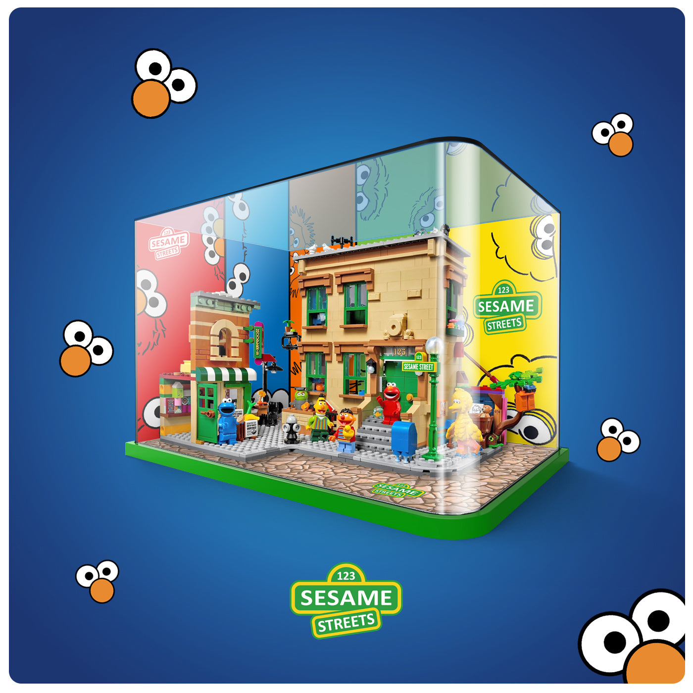 Lego 21324 Sesame Street Display Case | BrickFans