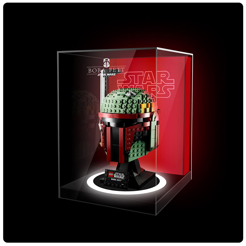 Lego Helmet Series Display Case Duel Lights Version Compatible with ...