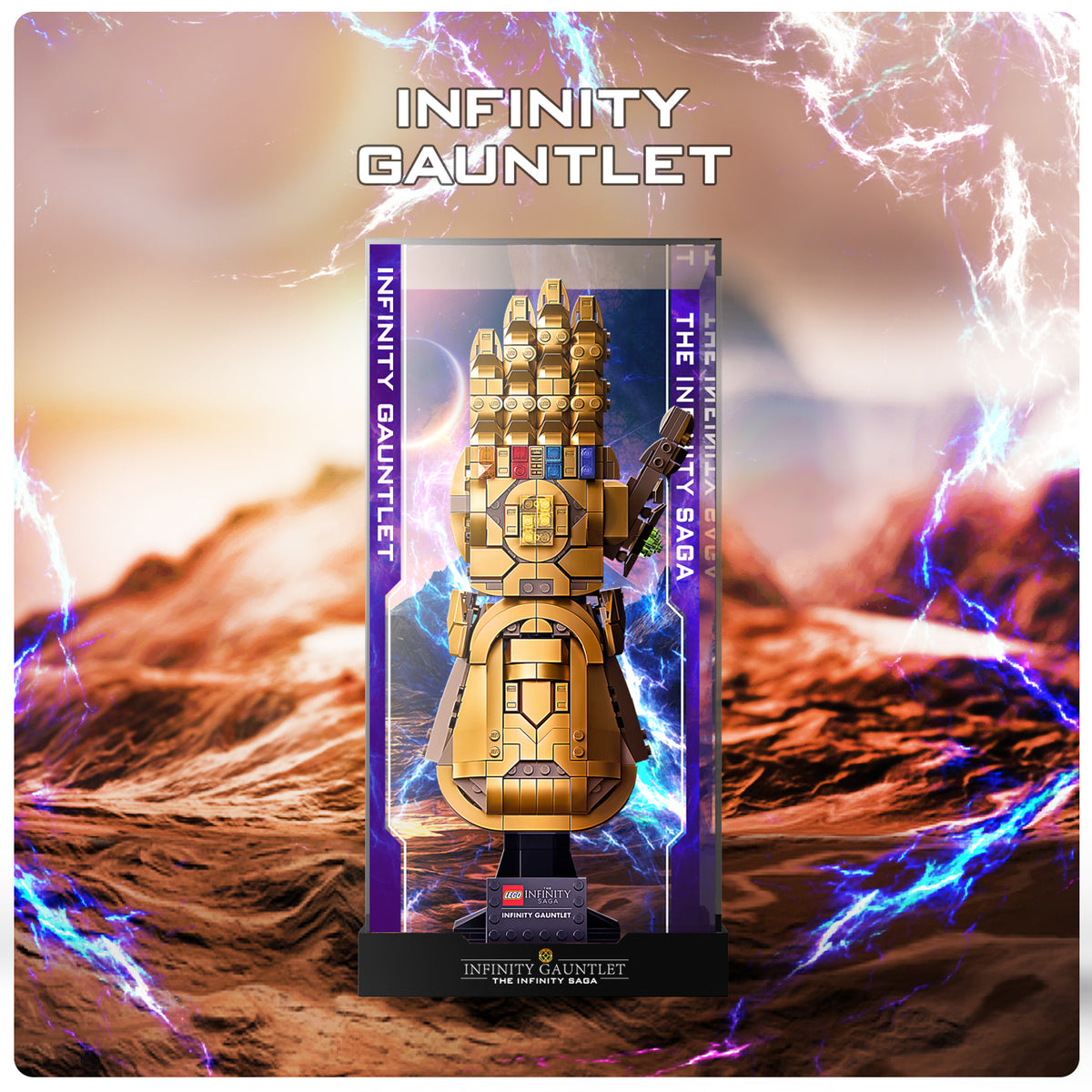 Lego Infinity Gauntlet 76191 Display Case | BrickFans