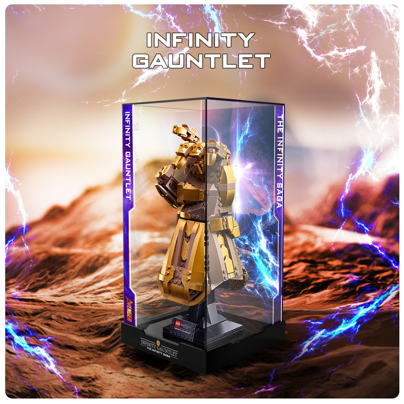 Lego Infinity Gauntlet 76191 Display Case | BrickFans