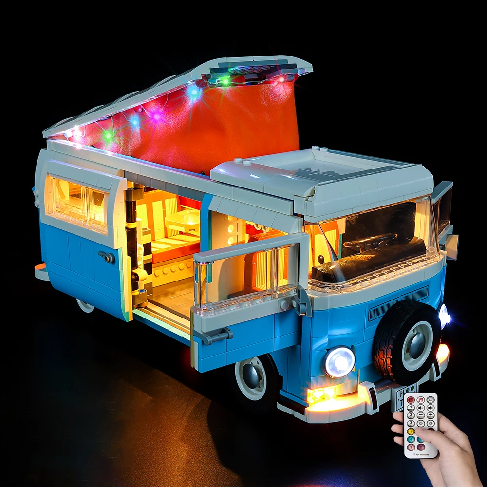 Lego Volkswagen T2 Camper Van 10279 light kit | BrickFans