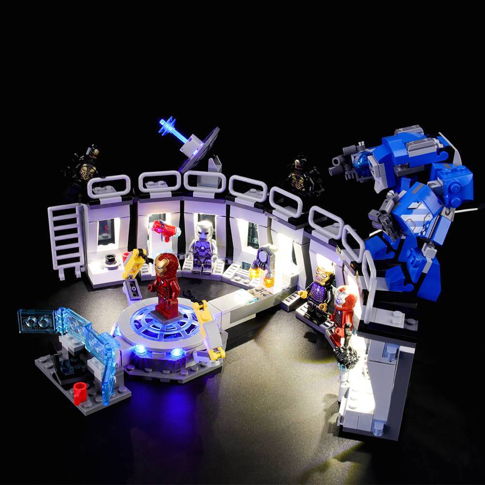 Lego Iron Man Hall of Armor 76125 Light Kit | BrickFans